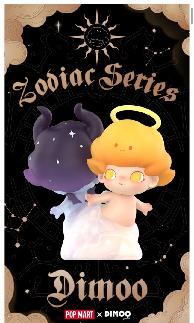 Popmart Dimoo Zodiac Gemini, Hobbies & Toys, Toys & Games on Carousell