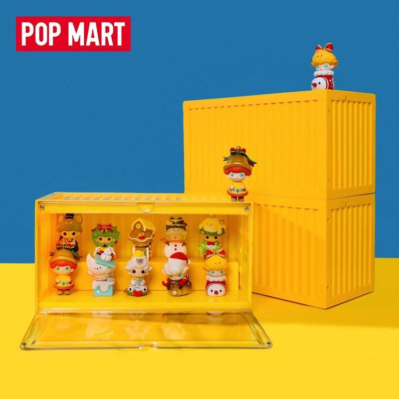 Popmart display case with light, Hobbies & Toys, Toys & Games on Carousell