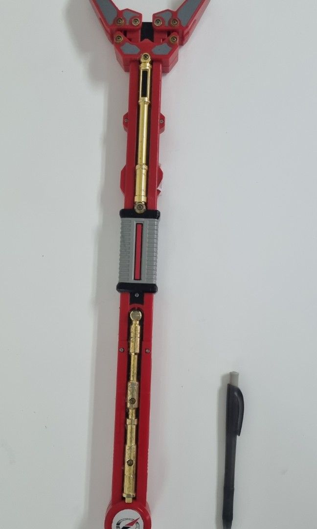 Power Rangers Operation Overdrive Red Ranger Spear Bouken Bo Weapon ...