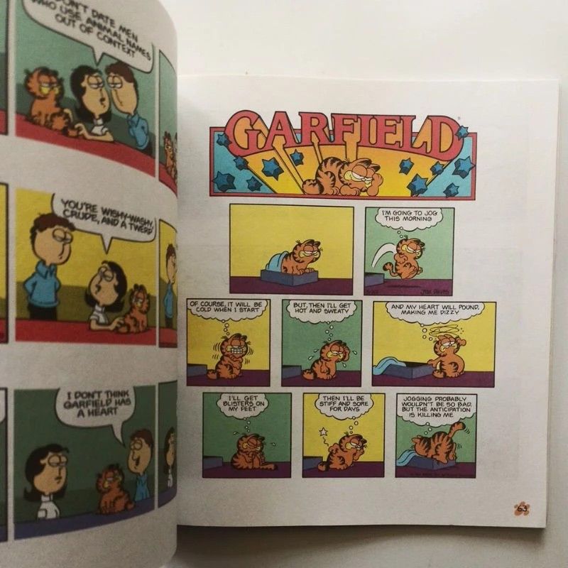 preloved buku komik garfield takes the cake, Buku & Alat Tulis, Komik ...
