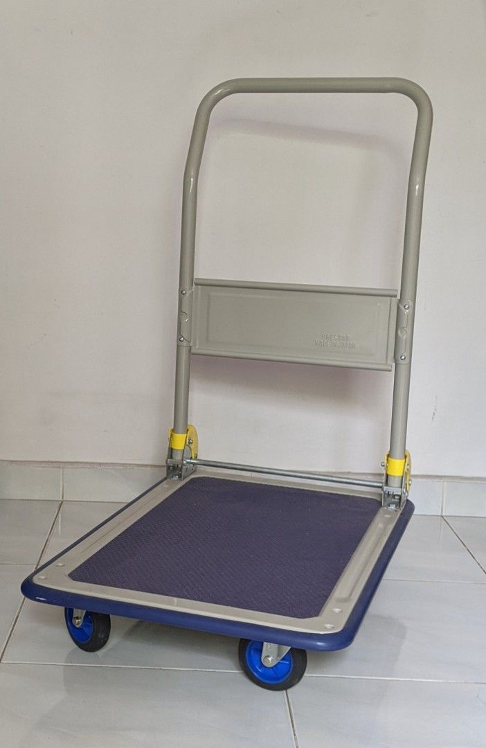 Prestar heavy duty metal trolley 150kg made in japan, Furniture & Home ...
