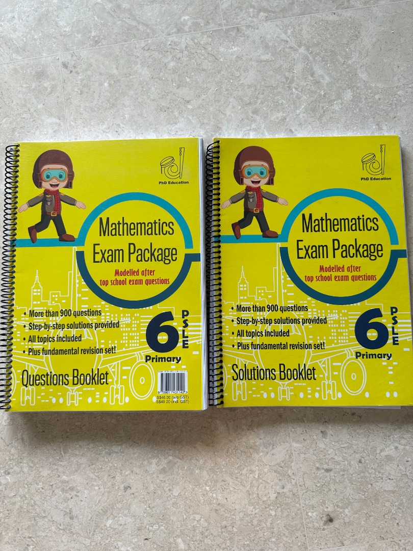 Psle Math Exam Package (question&solution), Hobbies & Toys, Books ...