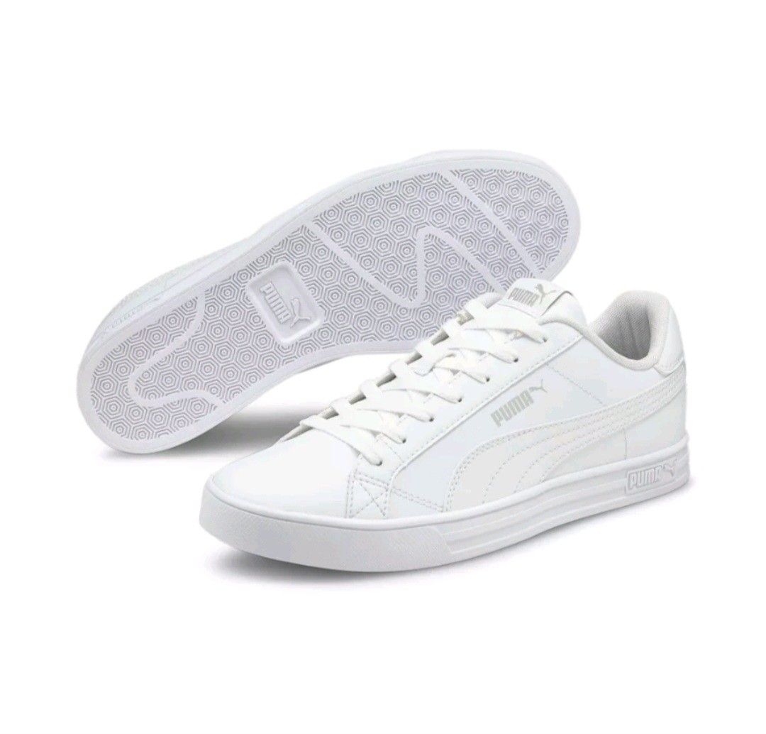 PUMA Unisex Smash Vulcanised V3 Low Shoes, Women's Fashion, Footwear ...