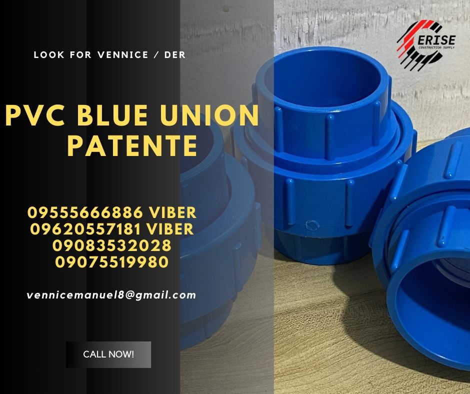 PVC blue union patente, Commercial & Industrial, Construction Tools ...