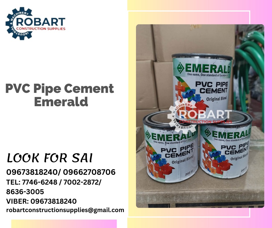 PVC Pipe Cement Emerald, Commercial & Industrial, Construction Tools ...