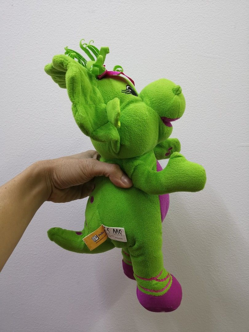 Rare Baby Bop Barney Plush Toy Music Triceratops Baby Boppity Bop Bj ...