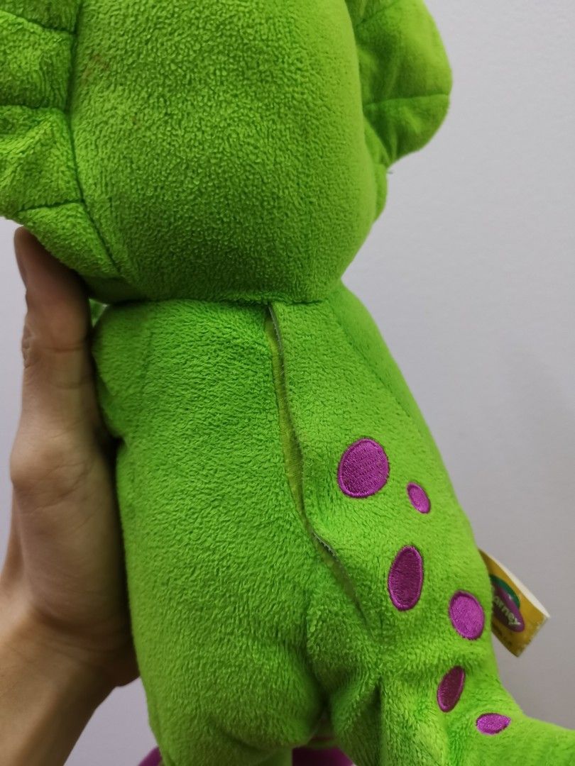 Rare Baby Bop Barney Plush Toy Music Triceratops Baby Boppity Bop Bj ...