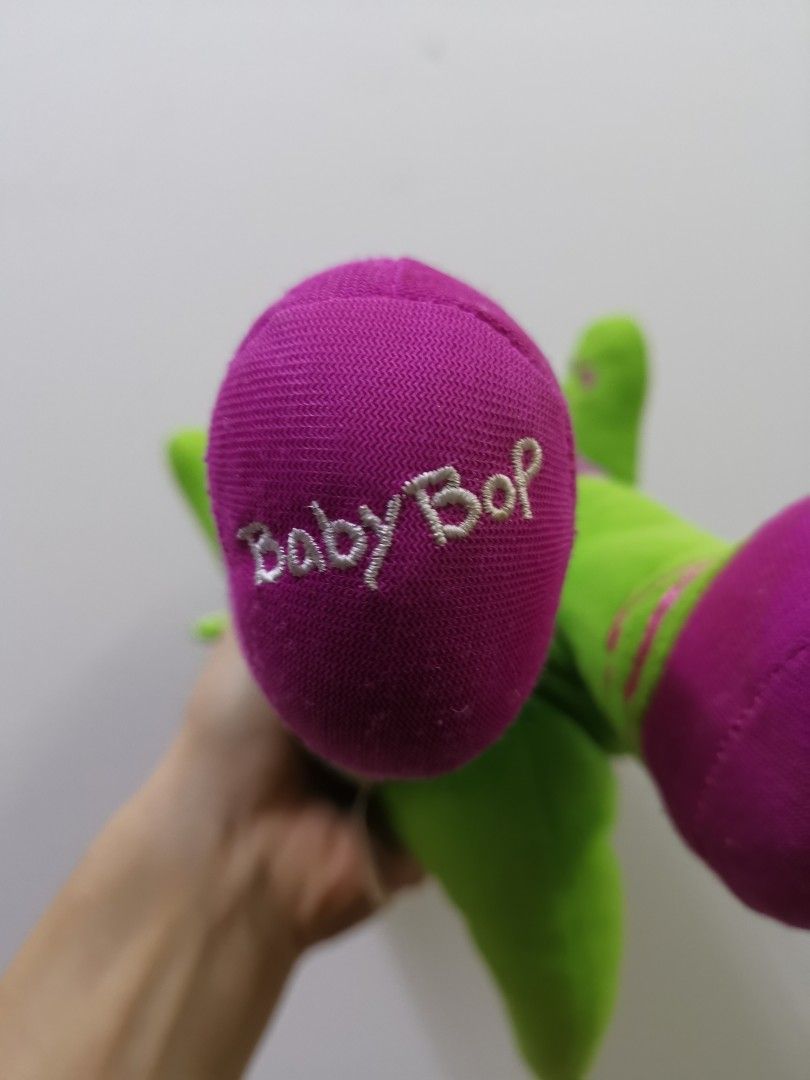 Rare Baby Bop Barney Plush Toy Music Triceratops Baby Boppity Bop Bj ...