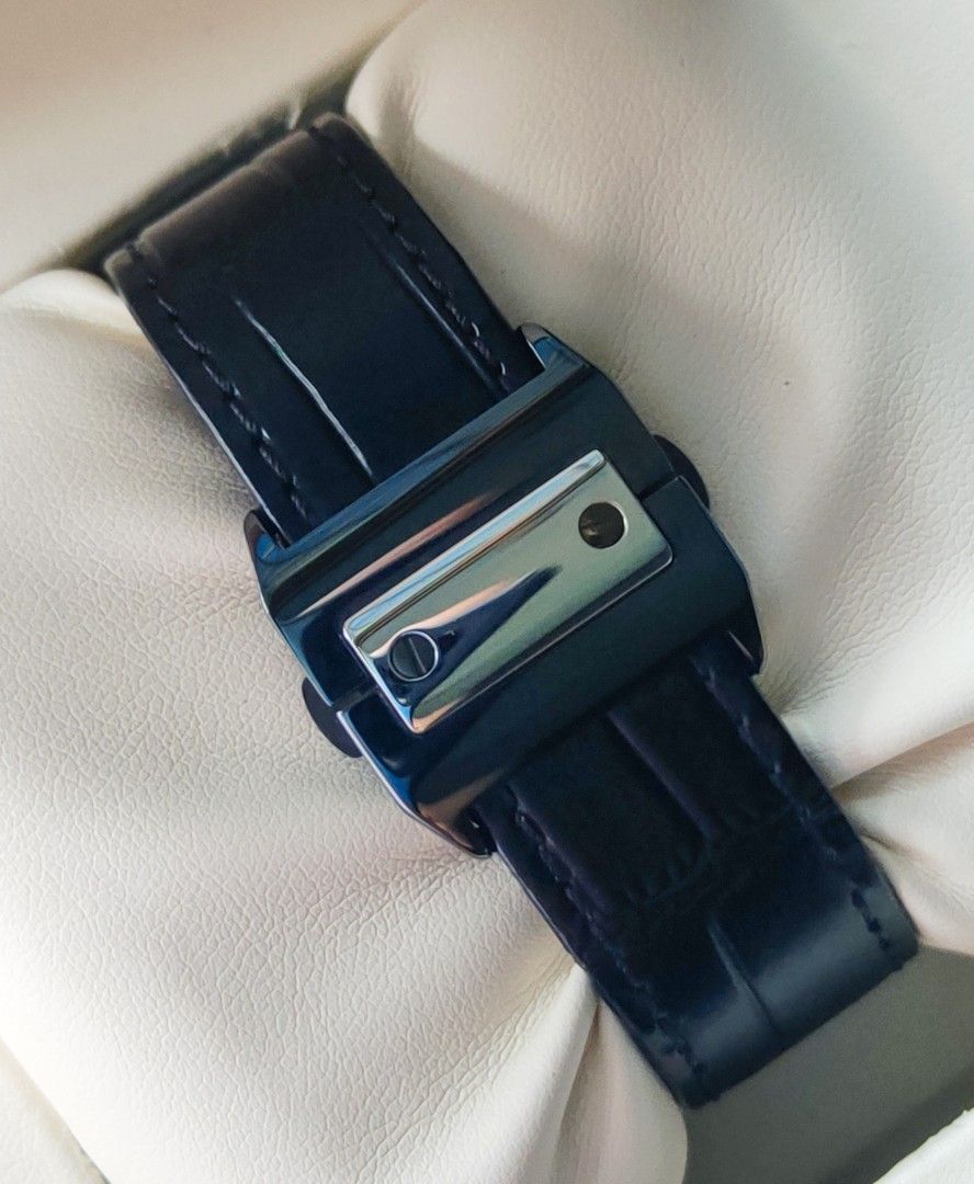 RARE CARTIER SANTOS 100 PVD MEDIUM, Luxury, Watches on Carousell