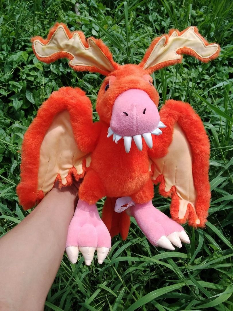 VINTAGE: Fuzzy Birdramon Digimon DX Anime Plush Toy (Bandai 1999 ...