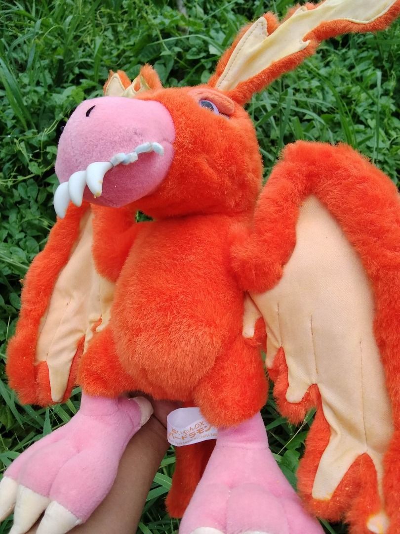 VINTAGE: Fuzzy Birdramon Digimon DX Anime Plush Toy (Bandai 1999 ...