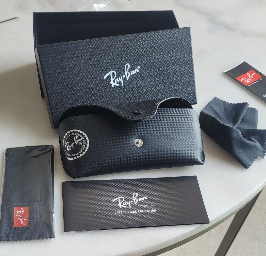 Rayban tech Sunglasses packaging material, Men's Fashion, Watches ...