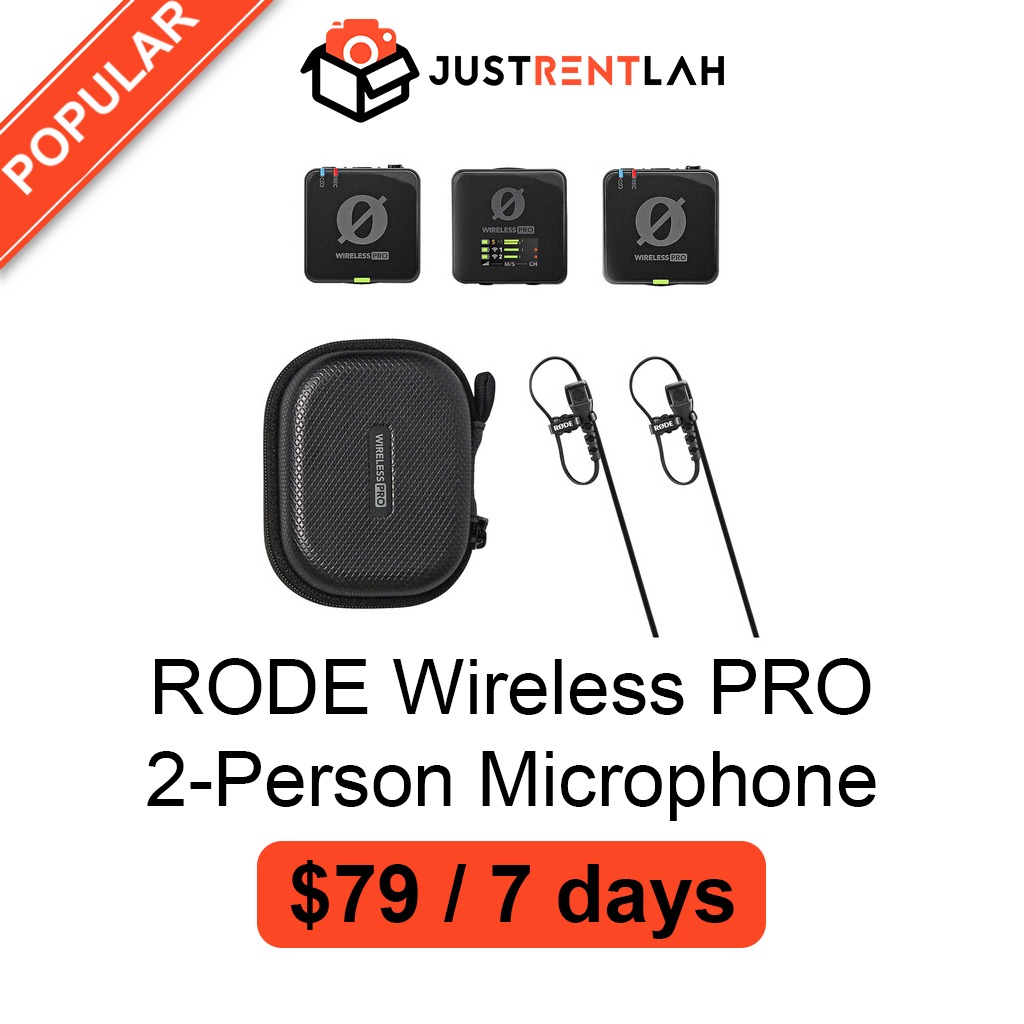 [RENT] Rode Wireless Pro | Wireless Go II | Wireless GO | Lavalier GO | NTG4 | NTG5 | Videomic ...