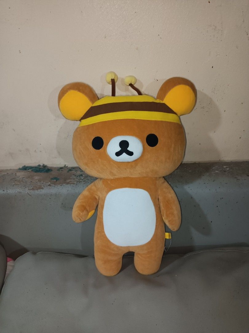 Rilakkuma bee plushie, Hobbies & Toys, Toys & Games on Carousell