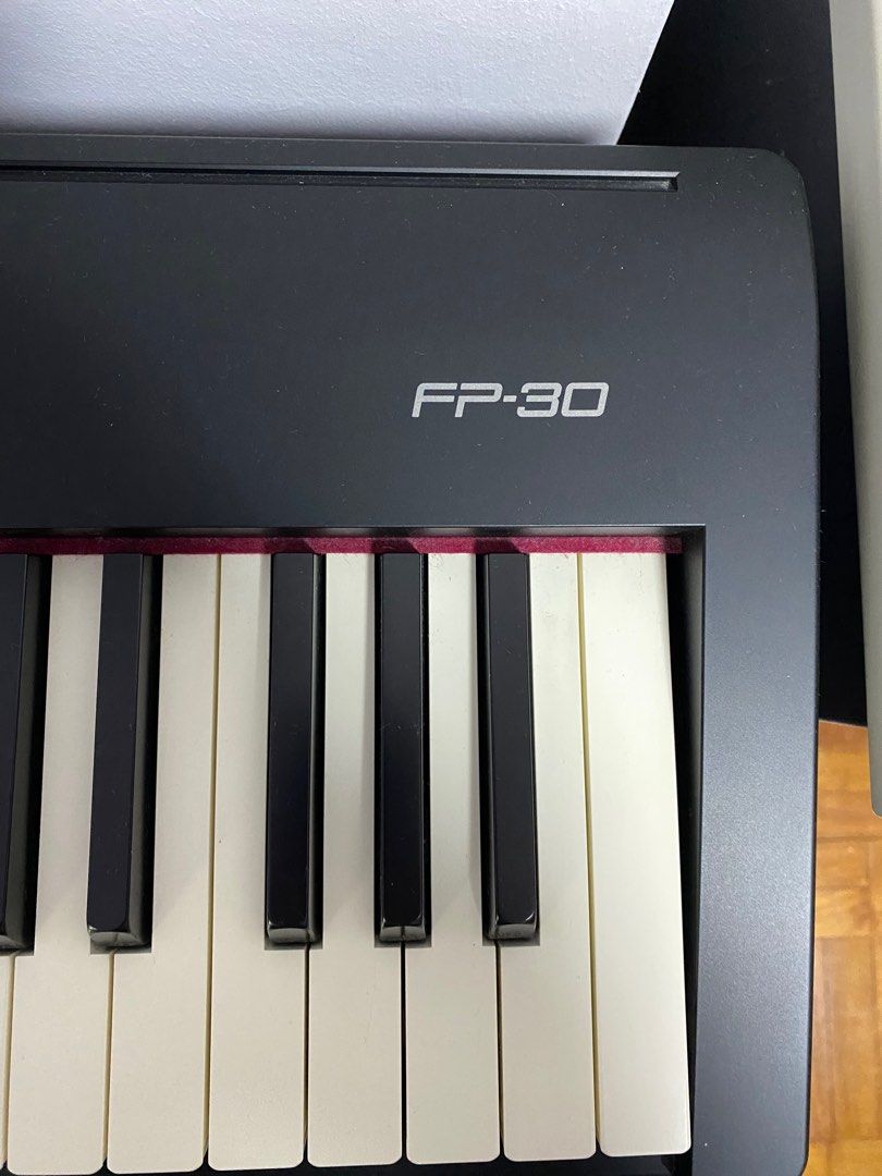 Roland FP30 digital piano (black) in excellent condition, Hobbies ...