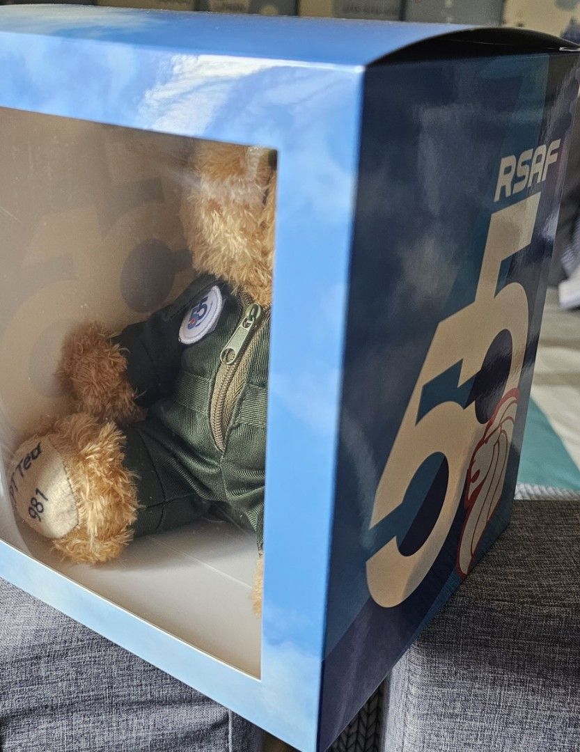 RSAF 55 Captain Ted with serial number, Hobbies & Toys, Toys & Games on ...