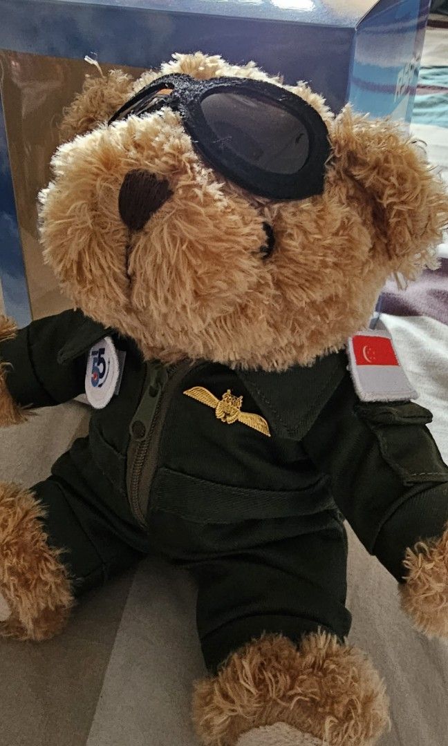 RSAF 55 Captain Ted with serial number, Hobbies & Toys, Toys & Games on ...