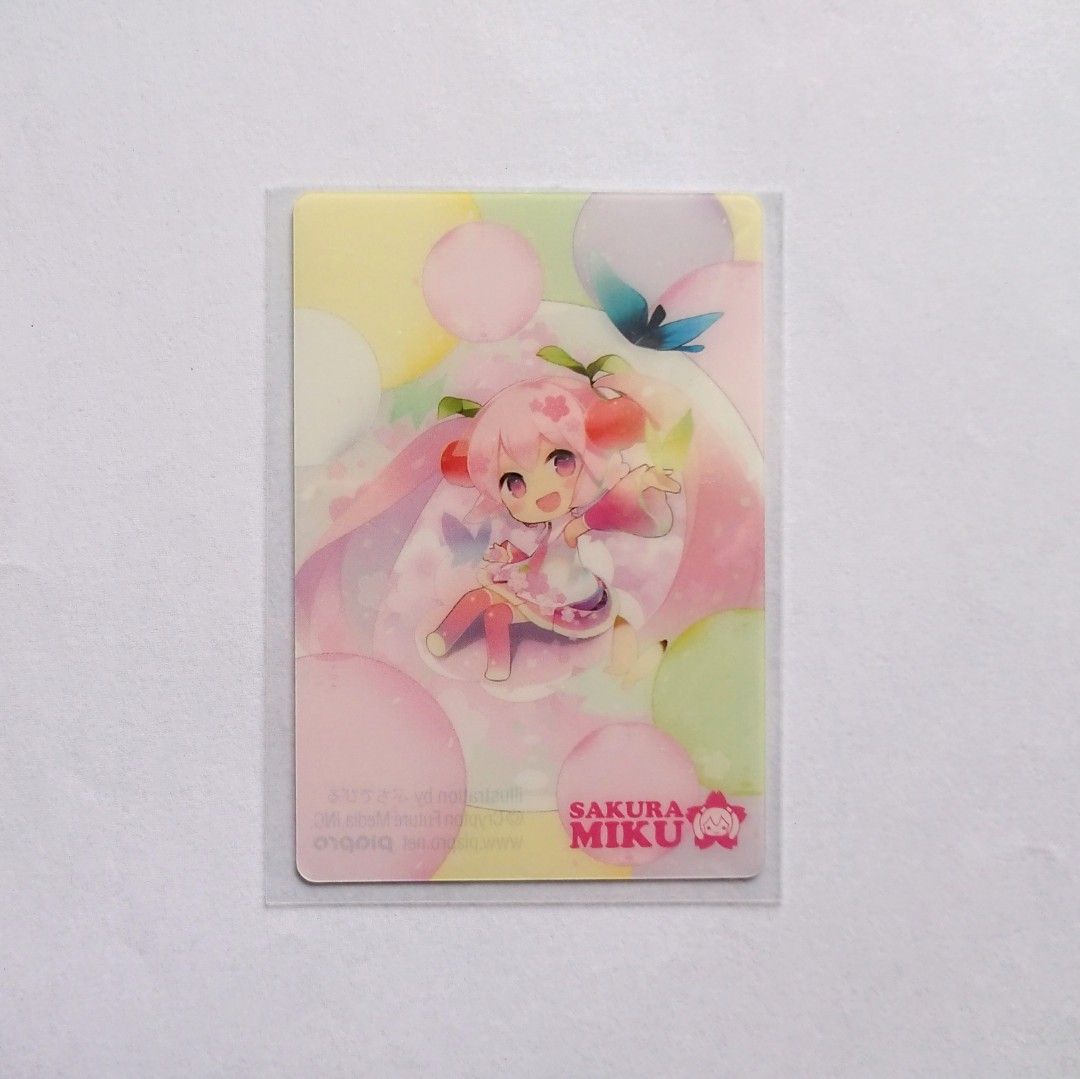 Sakura Miku Card (hatsune miku) - Official vocaloid anime merch. also ...