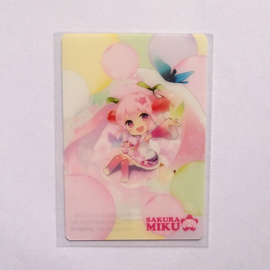 Sakura Miku Card (hatsune miku) - Official vocaloid anime merch. also ...