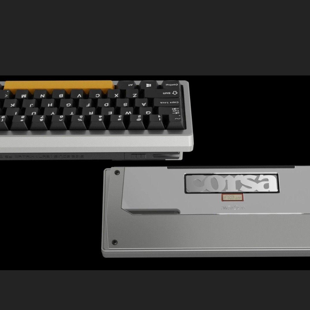 ⚡Matrix Corsa 6XV 3.0 (PVD - Ano Silver) Mechanical Keyboard, Computers ...