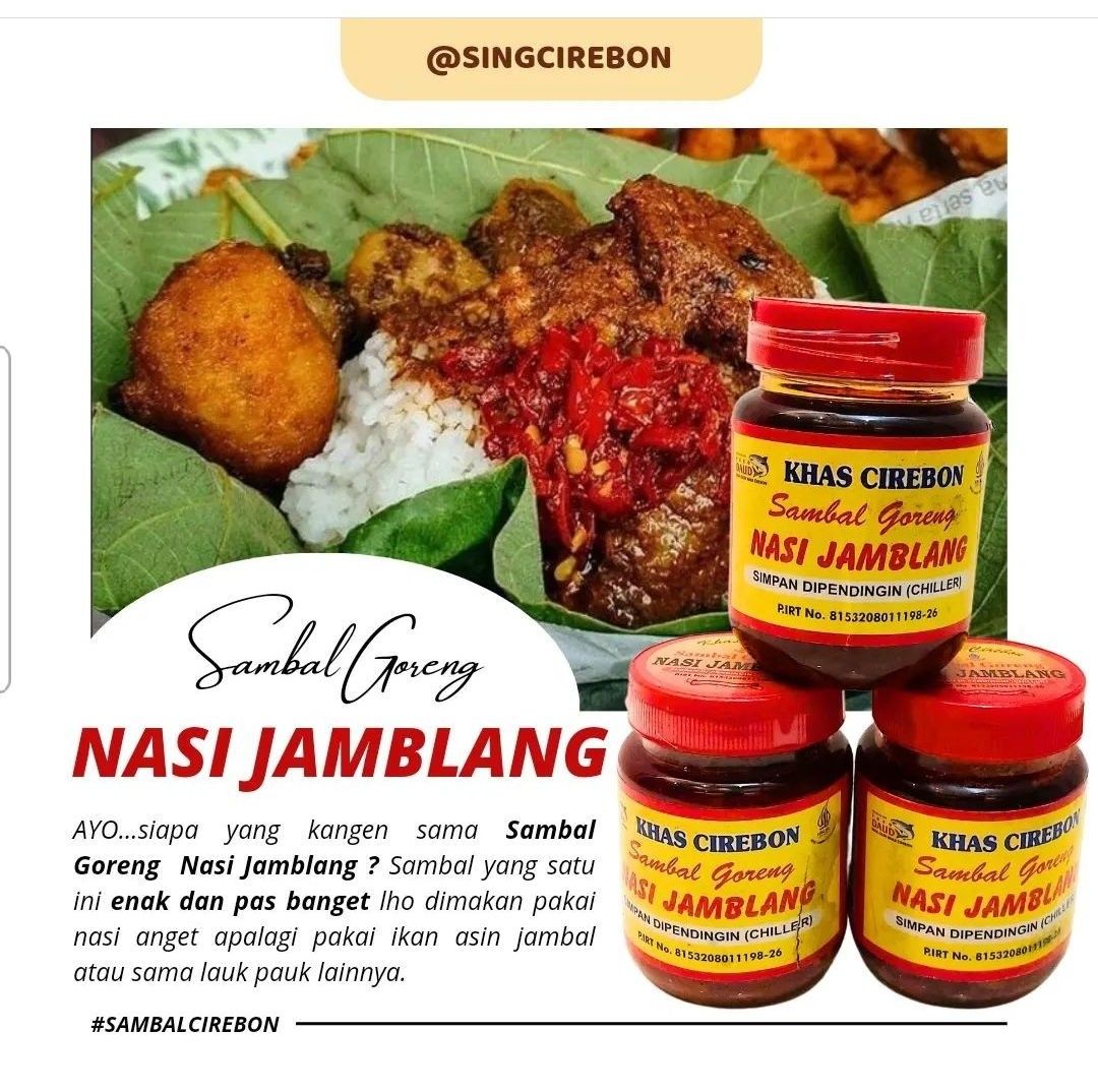 Sambal Nasi Jamblang, Sambal Goreng Terasi, Sambal Ikan Jambal Roti ...