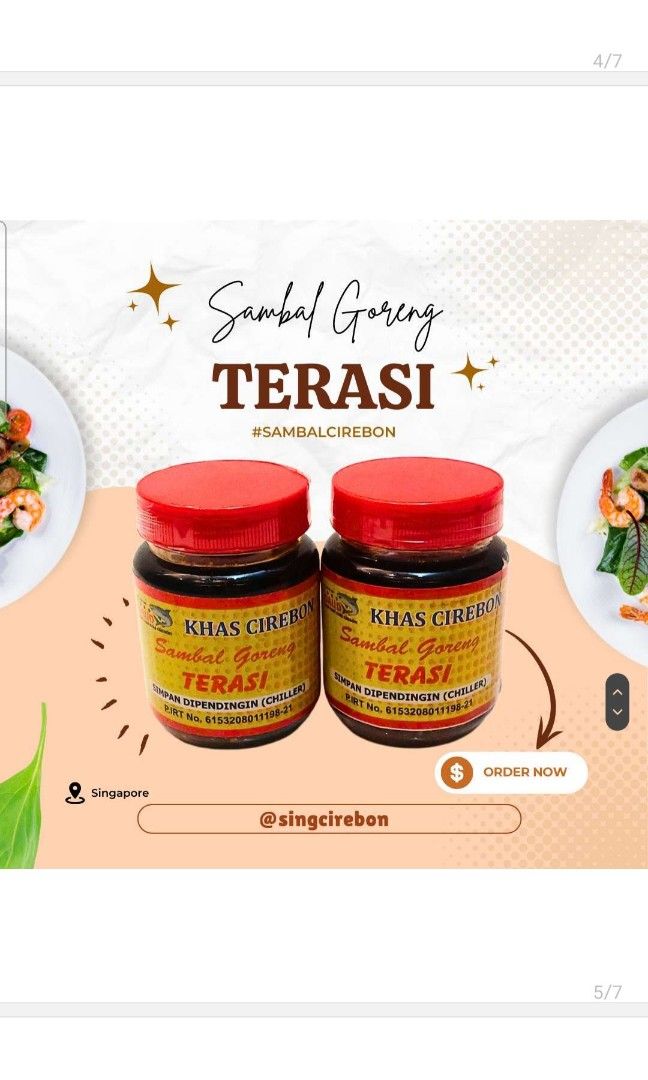 Sambal Nasi Jamblang, Sambal Goreng Terasi, Sambal Ikan Jambal Roti ...