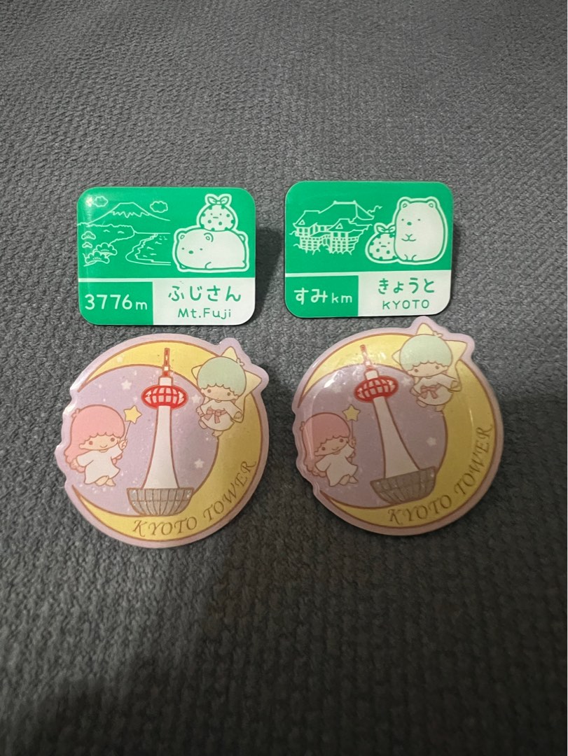 Sanrio Sumikko & Little Twin Star Kyoto/Tokyo Pins, Hobbies & Toys ...