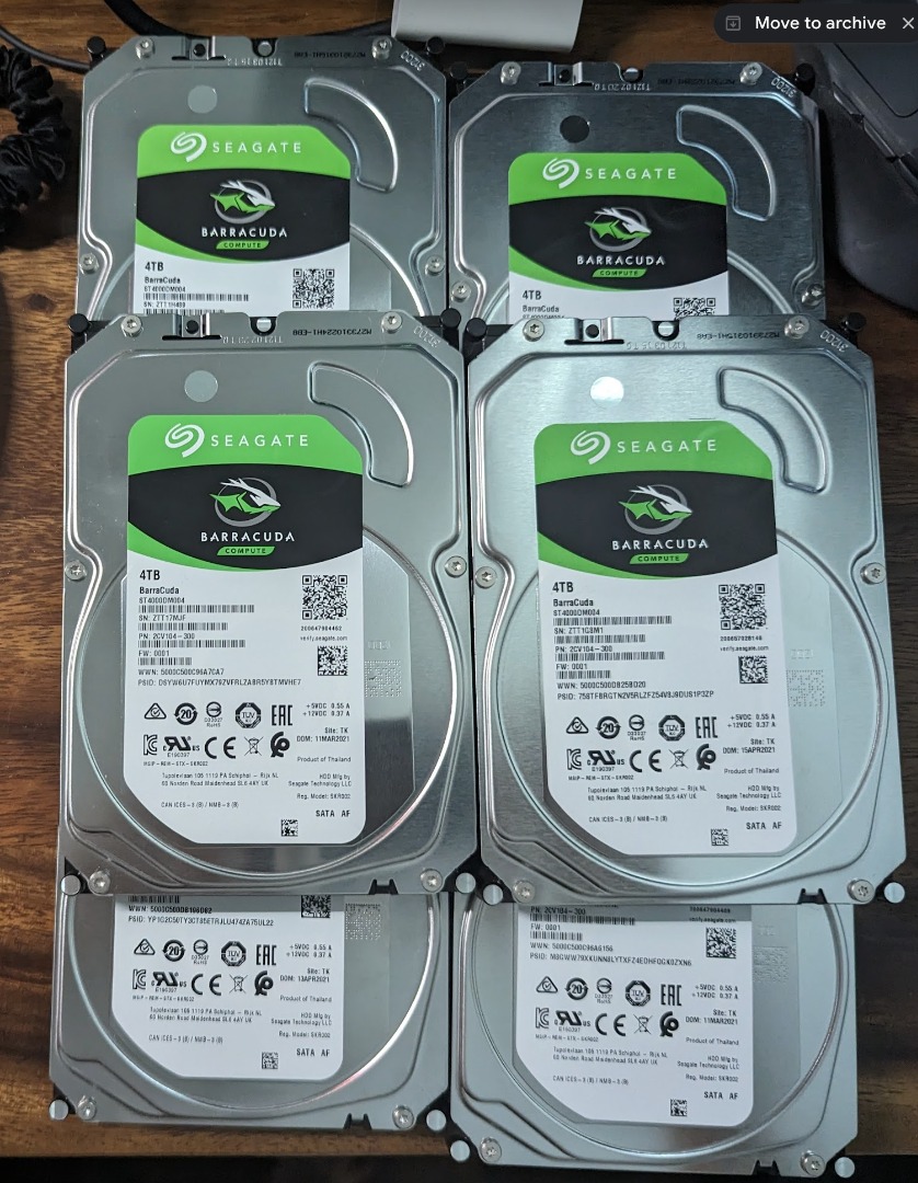 Seagate 4tb Barracuda Hard Drive Harddrive 6 Computers And Tech Parts And Accessories Hard