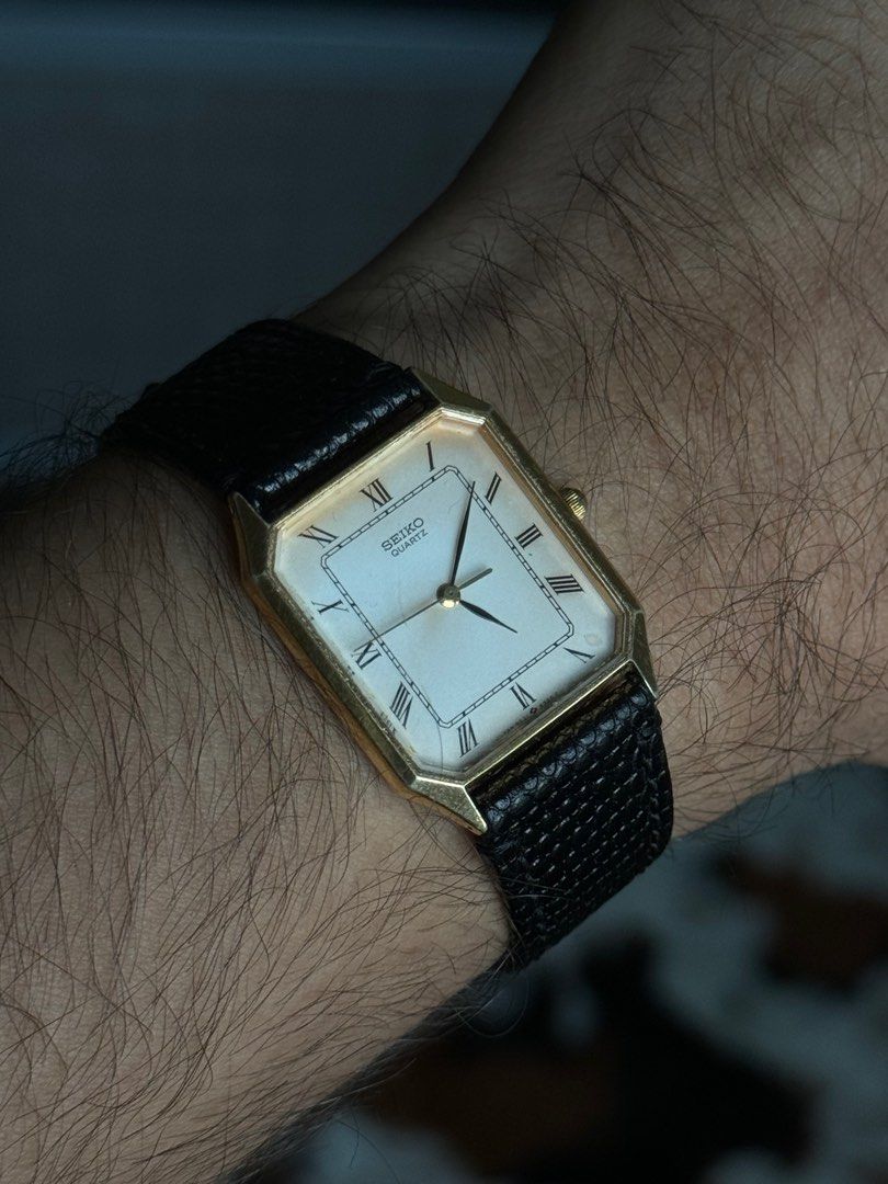 Seiko Vintage Tank Watch Rare, Men's Fashion, Watches & Accessories, Watches on Carousell