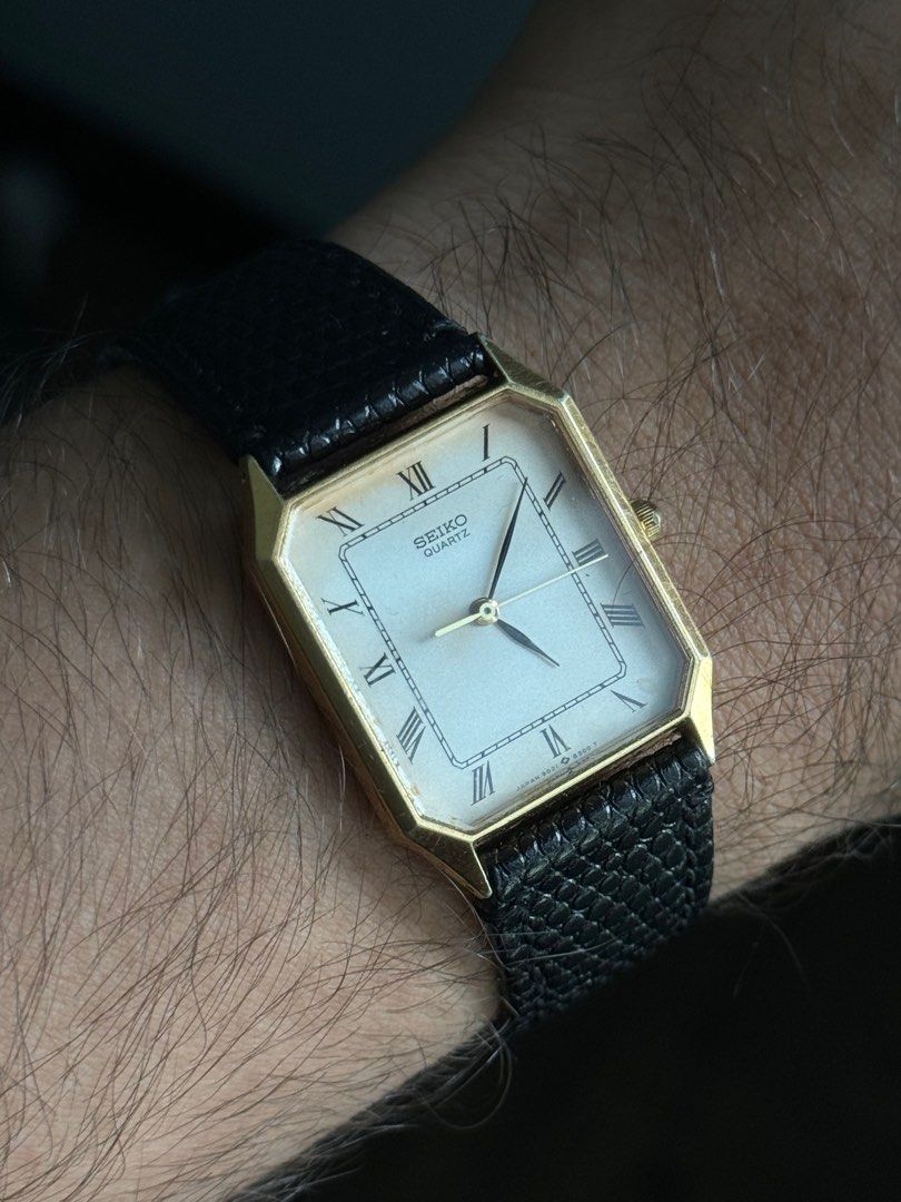 Seiko Vintage Tank Watch Rare, Men's Fashion, Watches & Accessories, Watches on Carousell