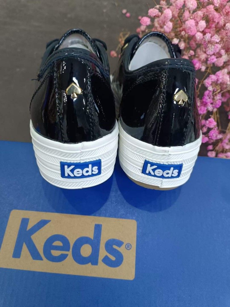 Sepatu wanita Keds x Kate Spade triple decker sneakers, Fesyen Wanita ...