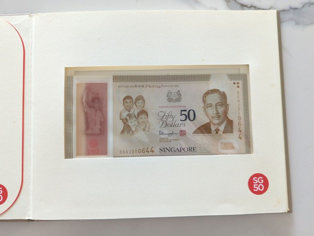 SG50 Commemorative Notes, Hobbies & Toys, Memorabilia & Collectibles ...