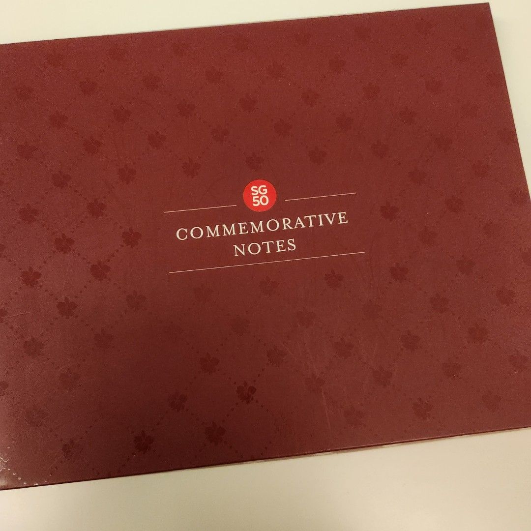 SG50 Commemorative Notes, Hobbies & Toys, Memorabilia & Collectibles ...