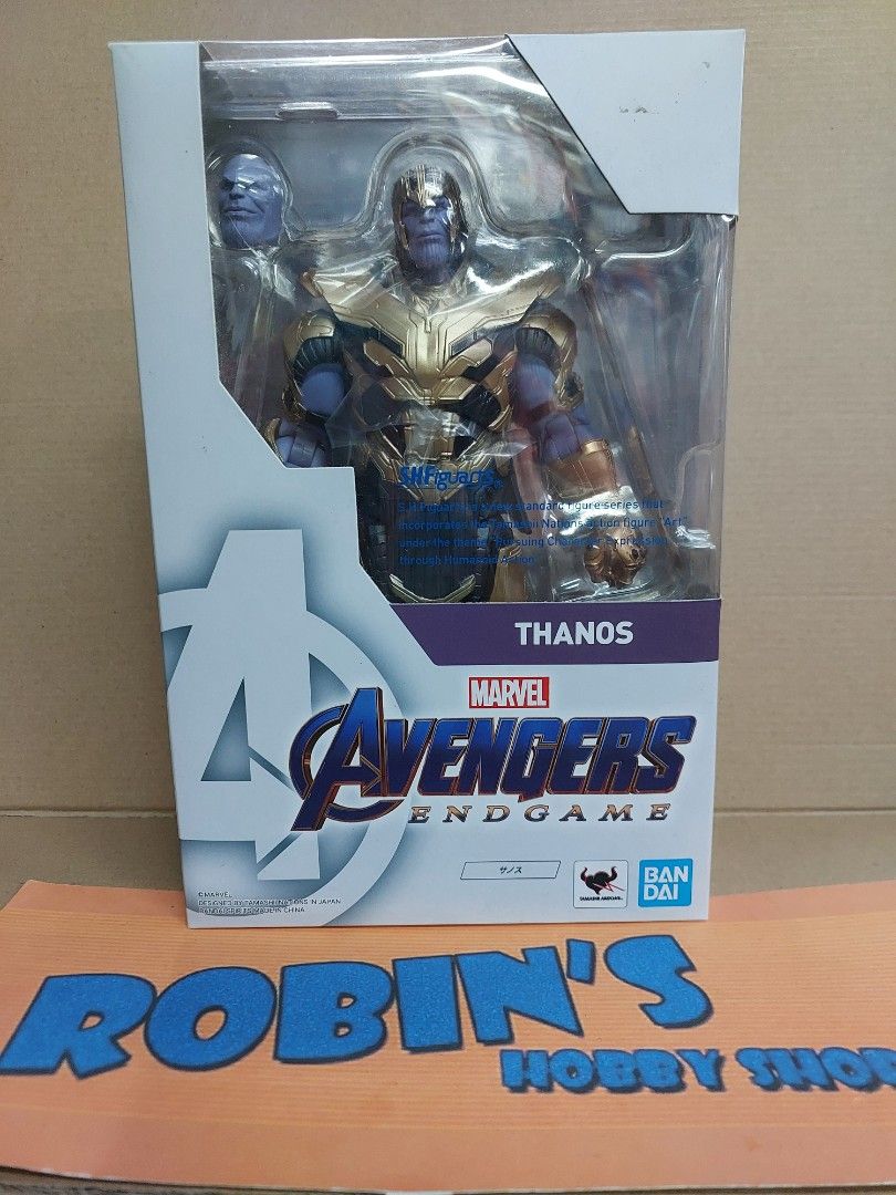 Sh Figuarts SHF Marvel Avengers Endgame armored Thanos. Sealed, Hobbies ...