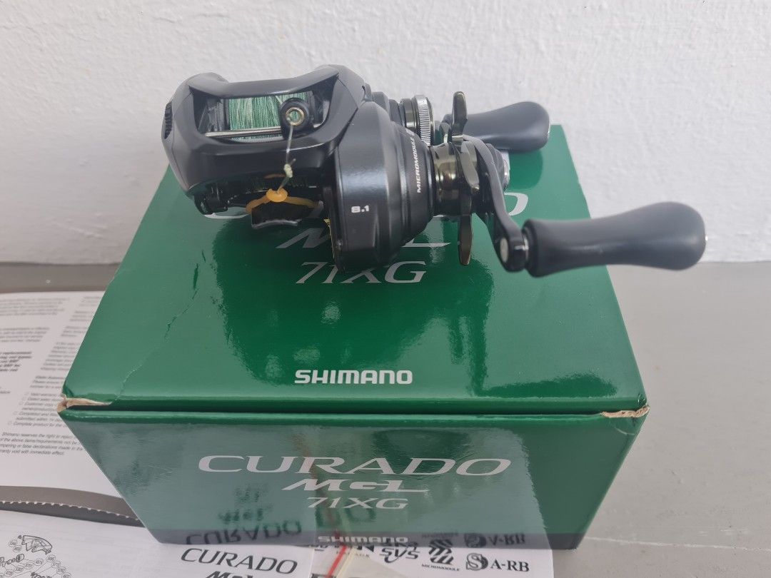 Shimano Curado MGL 71XG with clicker drag, Sports Equipment, Fishing on ...