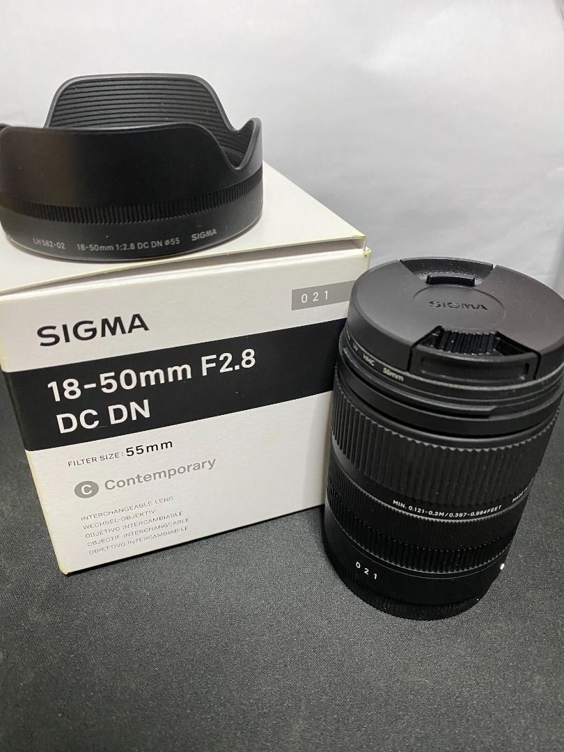 Sigma 18-50mm F2.8 DC DN Contemporary Sony E Mount + UV Filter ...