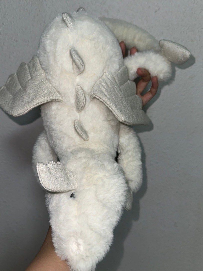 Jellycat Snow Dragon 50cm, Hobbies & Toys, Toys & Games on Carousell
