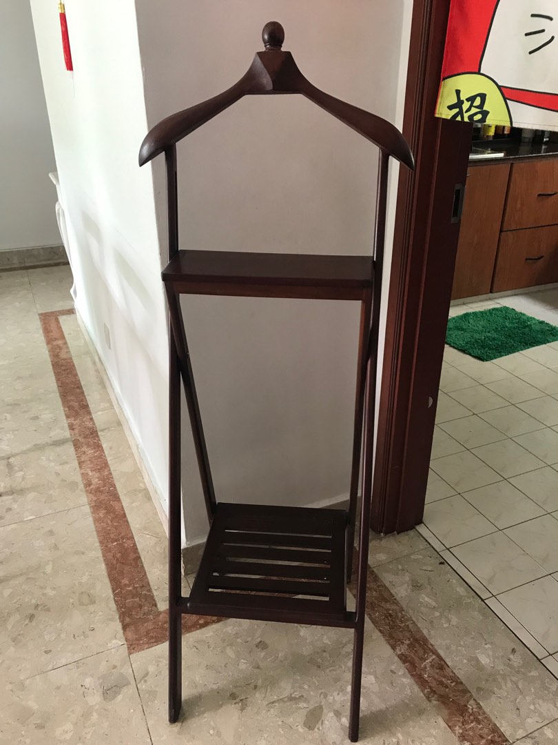 Solid wood coat/jacket hanger stand for office, Furniture & Home Living ...