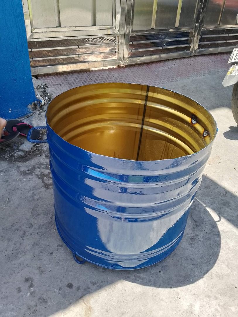 STEEL DRUM BIN, Furniture & Home Living, Cleaning & Homecare Supplies ...