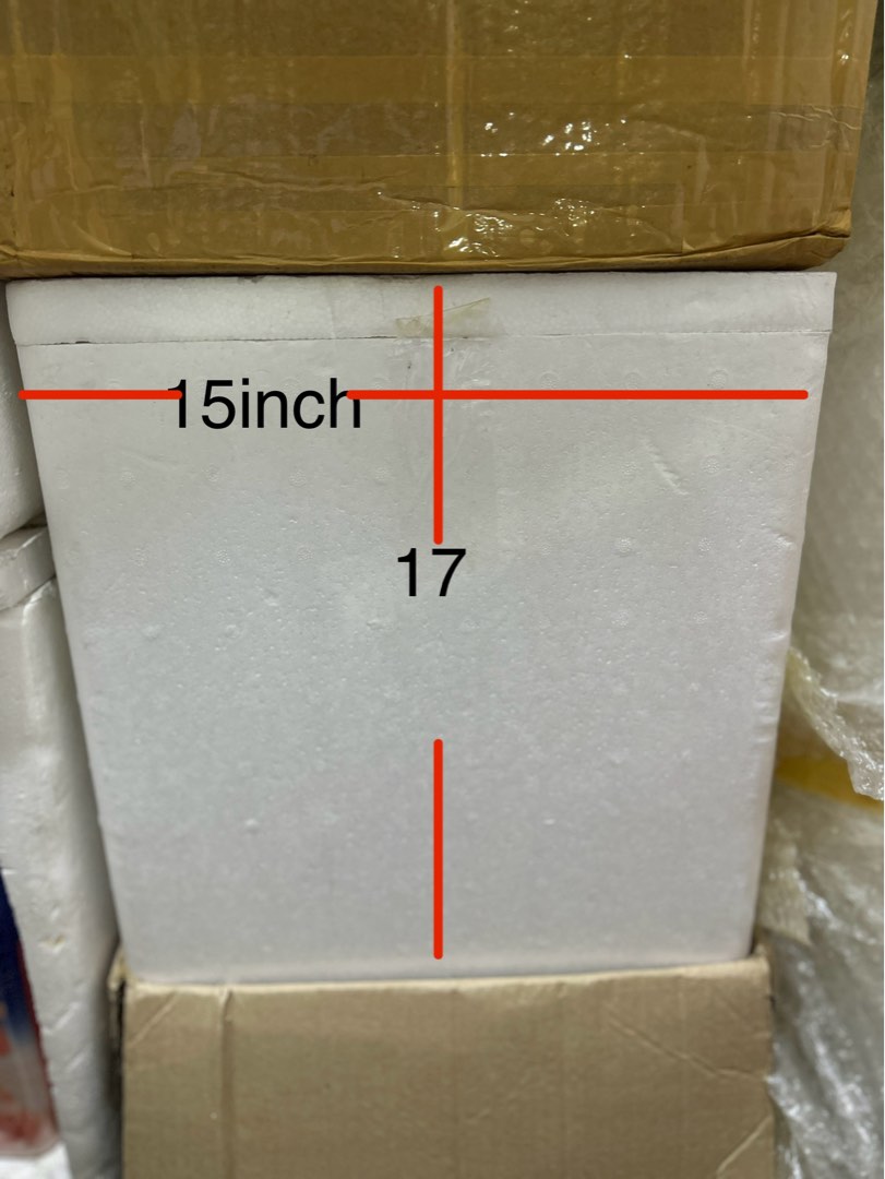 Styro box 17x15 inch, Furniture & Home Living, Home Improvement ...