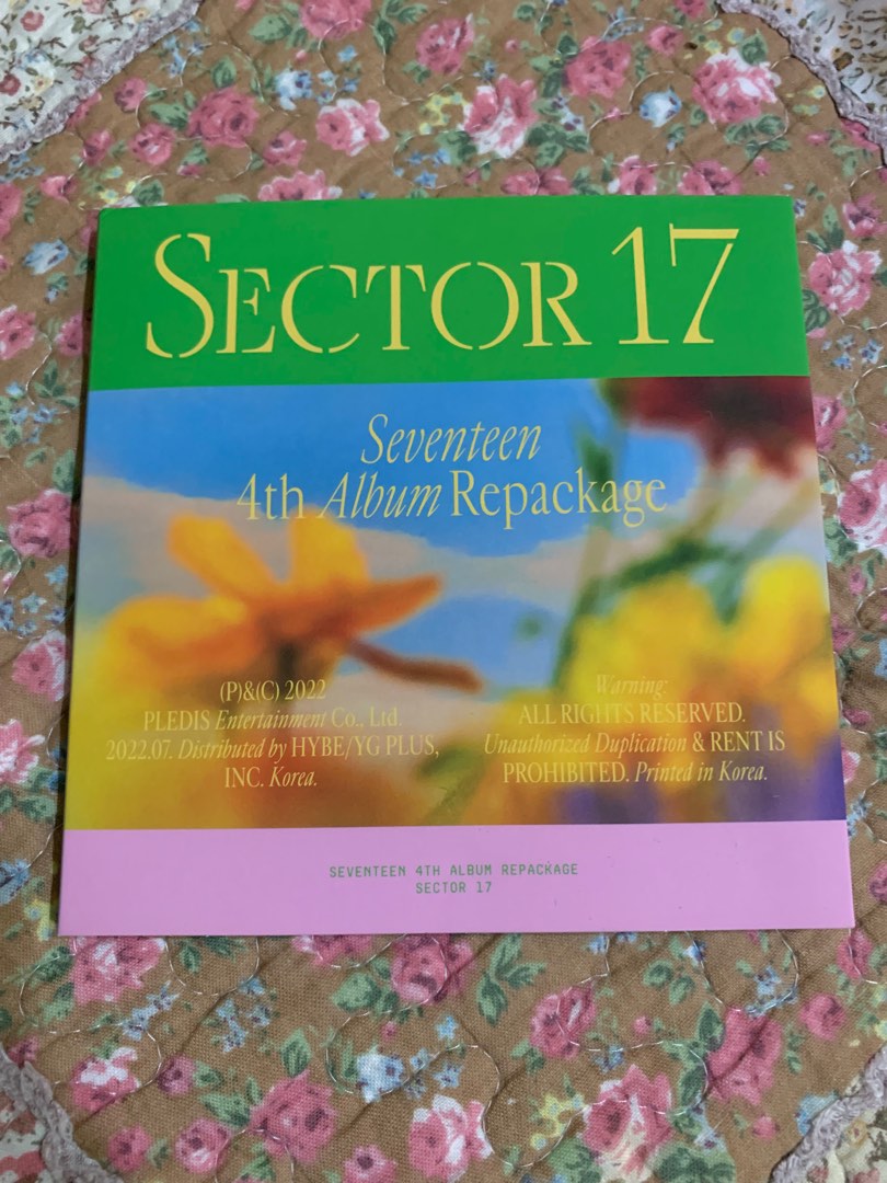 SVT Sector 17 album, Hobbies & Toys, Collectibles & Memorabilia, K-Wave ...