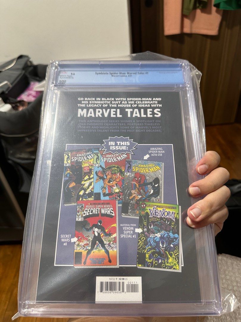 Symbiote Spider-man: Marvel Tales #1 (Cover by Inhyuk Lee), Hobbies & Toys, Books & Magazines ...