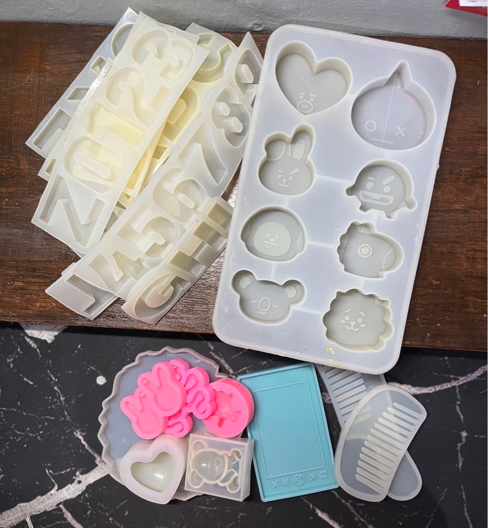 [TAKE ALL] Resin molds, BT21 Mold, Hobbies & Toys, Stationary & Craft ...