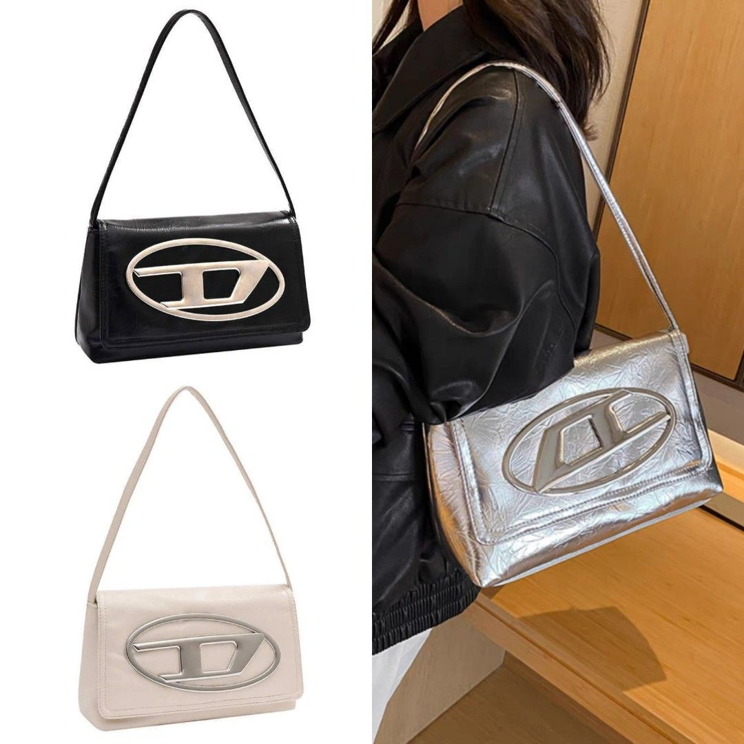 Tas DIESEL Underarm Shoulder Bag Set Box, Barang Mewah, Tas & Dompet di ...