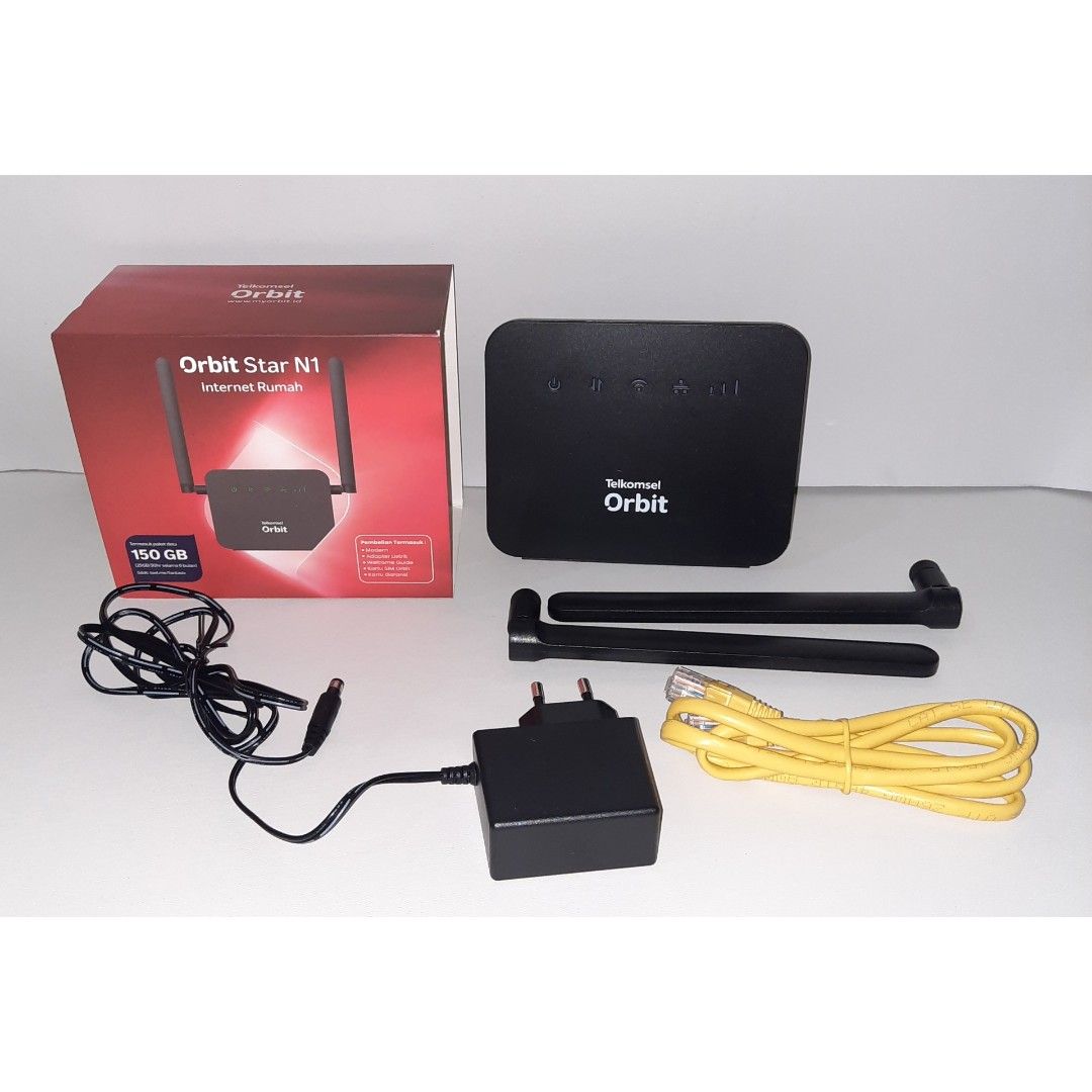 Telkomsel Orbit Star N1 Modem Wifi 4G High Speed, Telepon Seluler ...