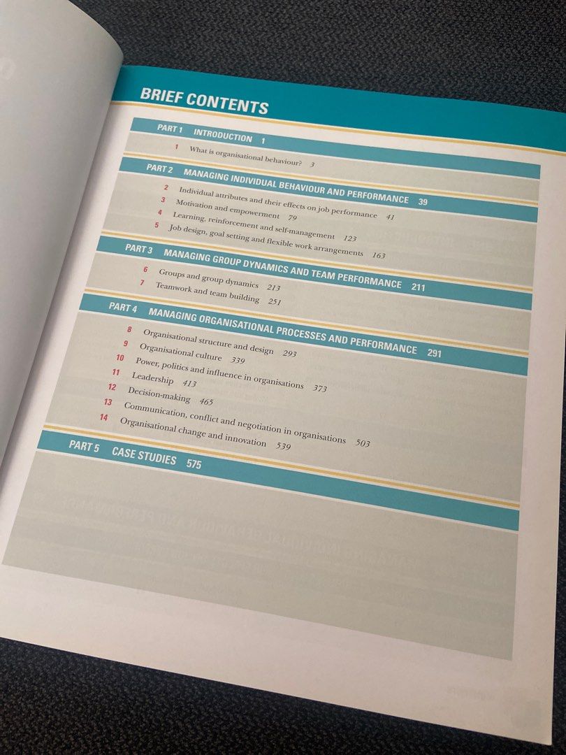 Third Edition - Organisational Behaviour: Core Concepts and ...