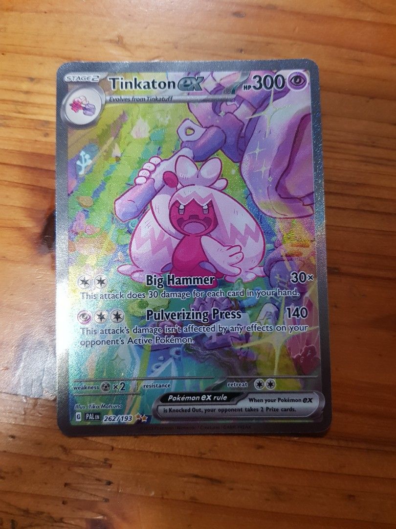 Tinkaton Ex Paldea Evolved Special Illustration Card, Hobbies & Toys ...