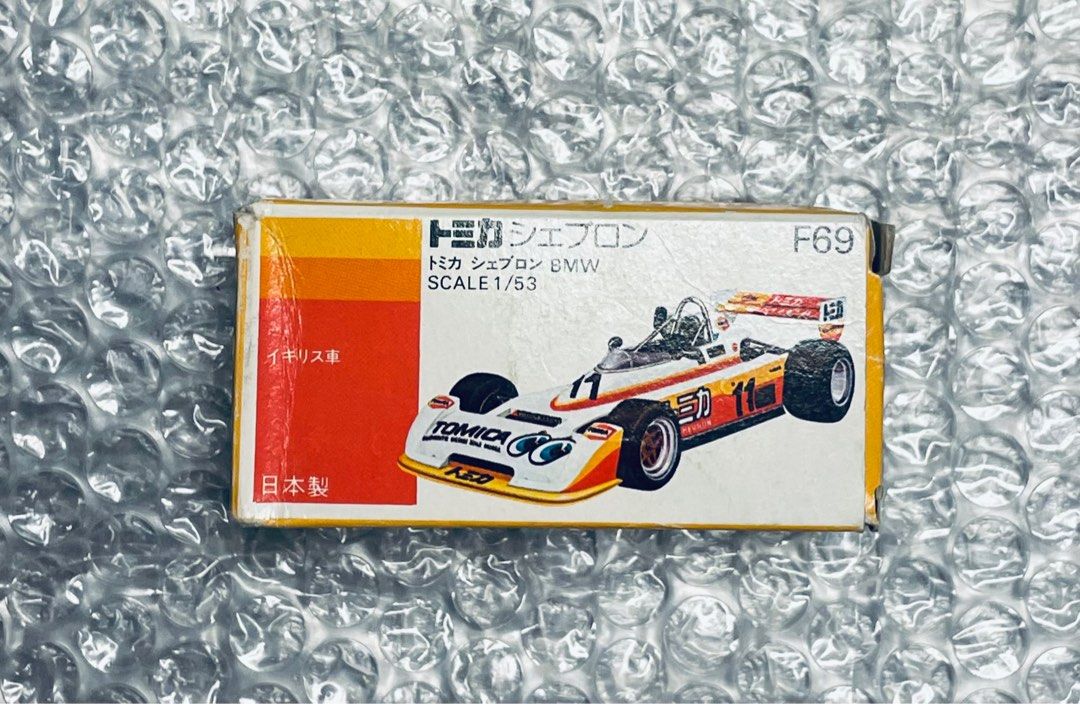 Tomica Tomy Tomytec Limited Vintage 多美卡 (初回 特別仕樣) #F69 Chevron BMW 日本製], 興趣及遊戲, 玩具 & 遊戲類 - Carousell