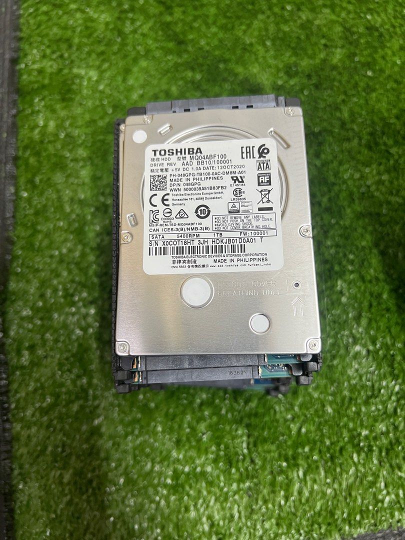 TOSHIBA 1TB HARD DRIVE 100 % HEALTH, Computers & Tech, Parts ...