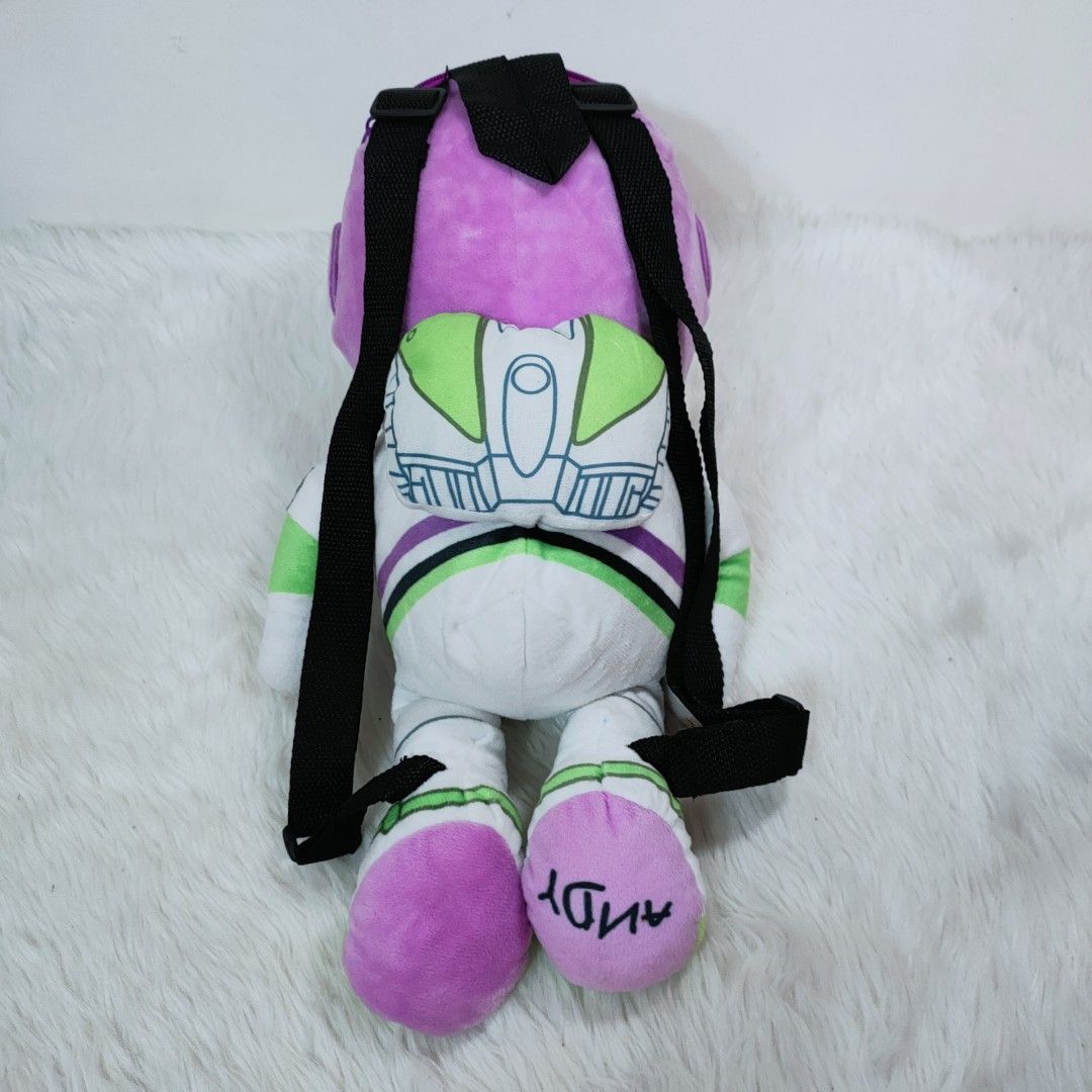 Toy Story Buzz Lightyear Plush Backpack, Women's Fashion, Bags ...